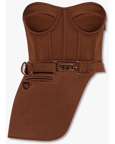 Peplum Bustier Tops for Women - Up to 75% off | Lyst