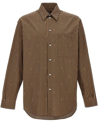 Brown Fendi Shirts for Men | Lyst