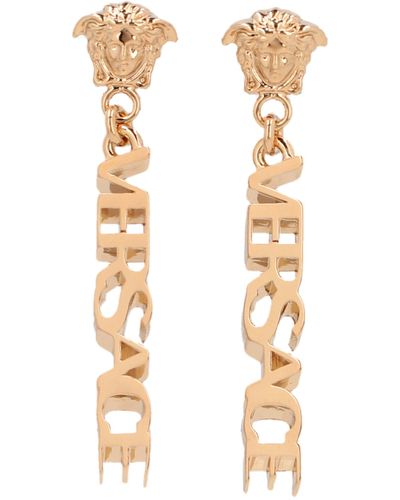 Metallic Versace Earrings and ear cuffs for Women | Lyst