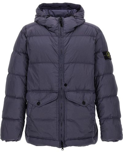 Blue Stone Island Jackets for Men | Lyst