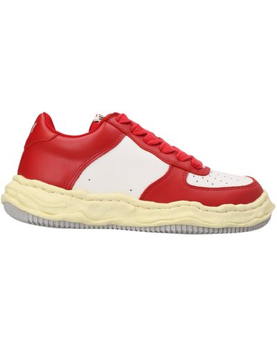 Red Maison Mihara Yasuhiro Sneakers for Men | Lyst