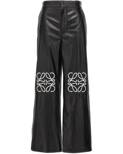 Black Loewe Pants for Women | Lyst