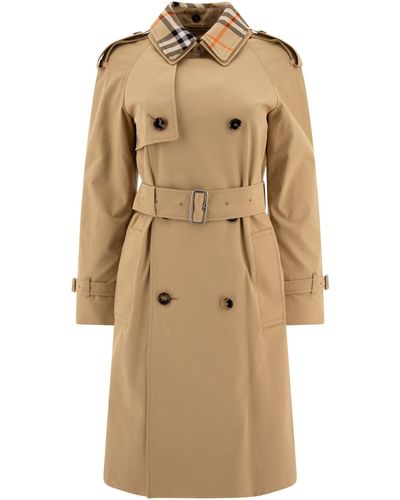 Burberry Gabardine Trench Coats for Women - Up to 50% off | Lyst