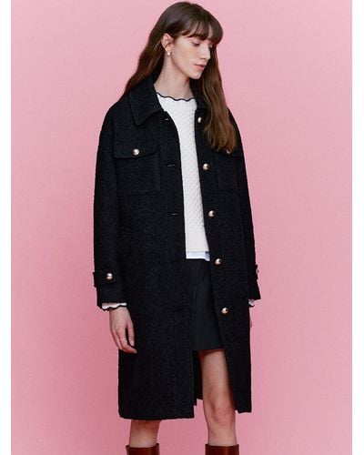 Long Tweed Coats for Women - Up to 81% off | Lyst