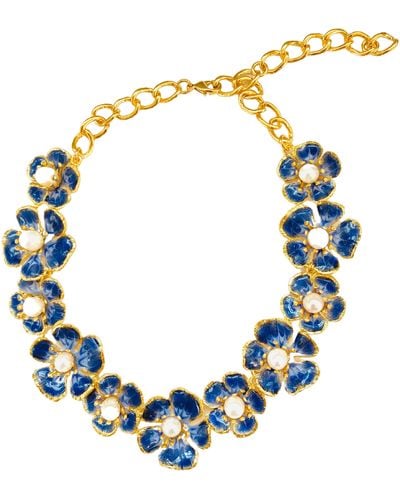 Blue The Pink Reef Necklaces for Women | Lyst