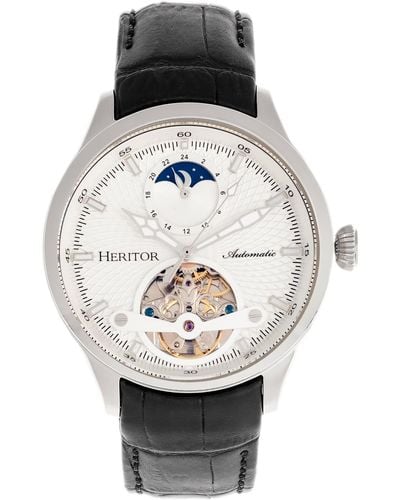 Metallic Heritor Watches for Men | Lyst