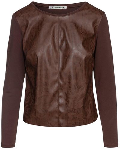 Chocolate Brown Tops for Women | Lyst