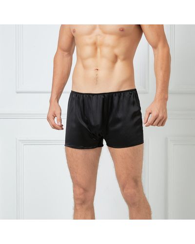 Black Soft Strokes Silk Clothing for Men | Lyst