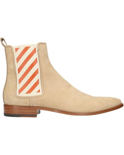 Natural Off-White c/o Virgil Abloh Boots for Men | Lyst