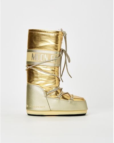 Metallic Moon Boot Shoes for Women | Lyst