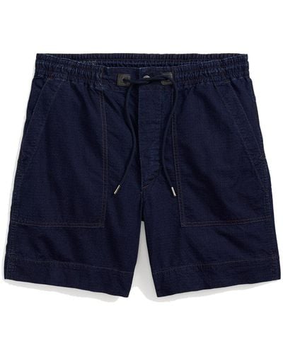 Indigo Blue Shorts for Men | Lyst