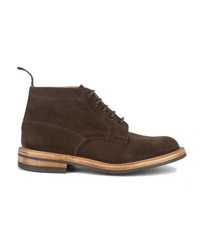 Brown Tricker's Boots for Men | Lyst