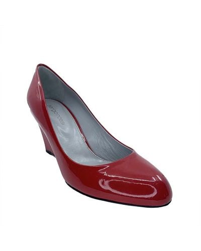 Red Wedge shoes and pumps for Women | Lyst