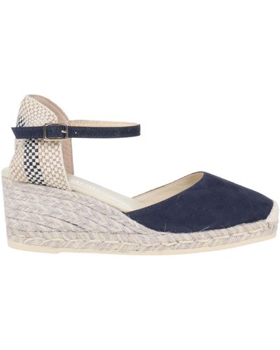 Blue Espadrilles Flats for Women | Lyst
