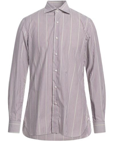 Purple Isaia Shirts for Men | Lyst