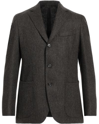Black Luigi Borrelli Napoli Jackets for Men | Lyst