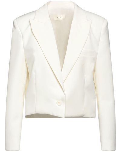 White ViCOLO Jackets for Women | Lyst
