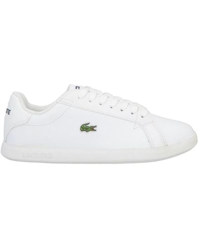 White Lacoste Sneakers for Women | Lyst