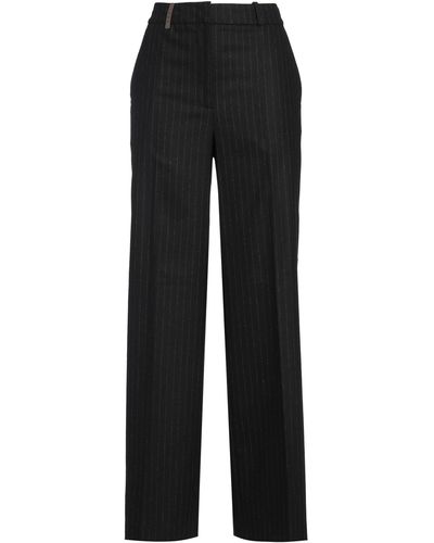 Black Peserico Pants for Women | Lyst