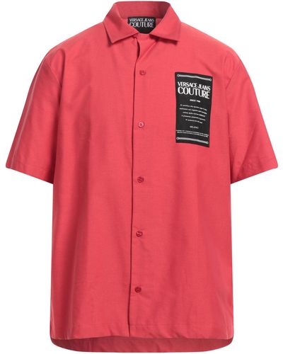 Red Versace Shirts for Men | Lyst