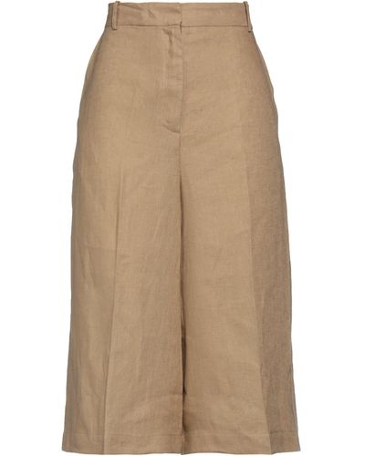 Natural MEIMEIJ Pants for Women | Lyst