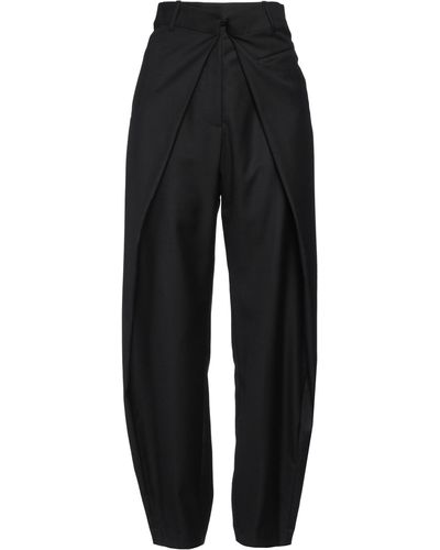 Black Loewe Pants for Women | Lyst