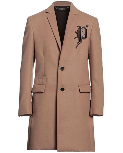 Brown Philipp Plein Coats for Men | Lyst