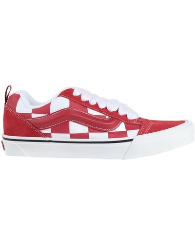 Red Vans Sneakers for Men | Lyst
