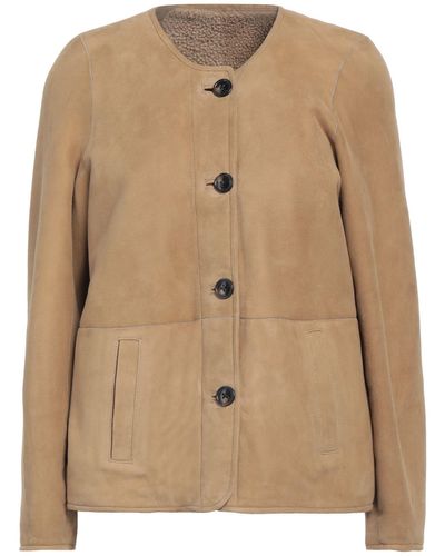 Natural Closed Jackets for Women | Lyst