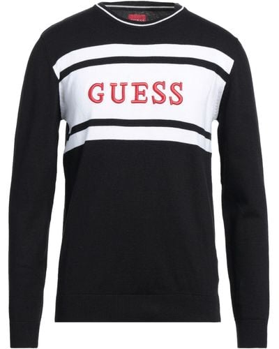 Black Guess Sweaters and knitwear for Men | Lyst