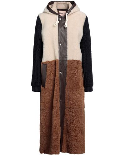 Brown Plan C Coats for Women | Lyst