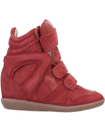 Red Isabel Marant Sneakers for Women | Lyst