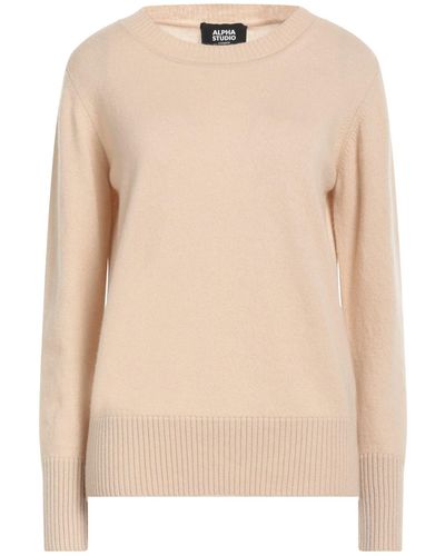 Natural Alpha Studio Knitwear for Women | Lyst