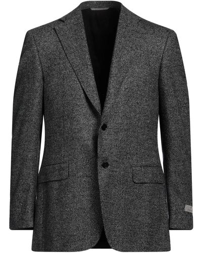 Black Canali Jackets for Men | Lyst