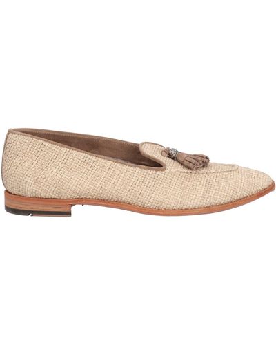 Natural Eleventy Slip-on shoes for Men | Lyst