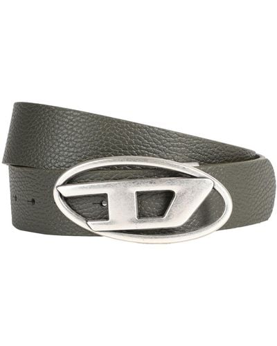 Gray DIESEL Belts for Men | Lyst