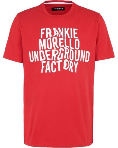 Red Frankie Morello T-shirts for Men | Lyst