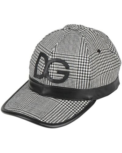 Gray Dolce & Gabbana Hats for Men | Lyst