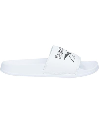 White Reebok Sandals and Slides for Men | Lyst