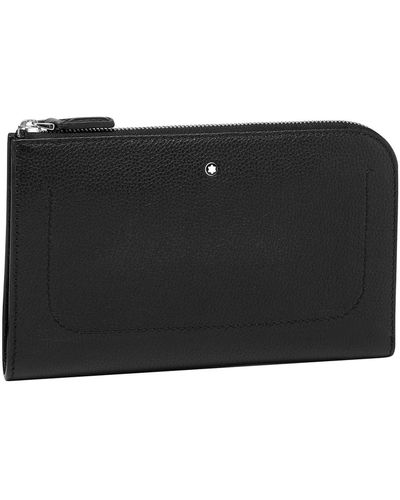 Black Montblanc Pouches and wristlets for Men | Lyst