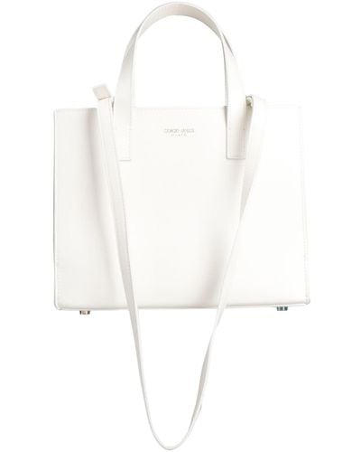 White Giorgio Armani Tote bags for Women | Lyst
