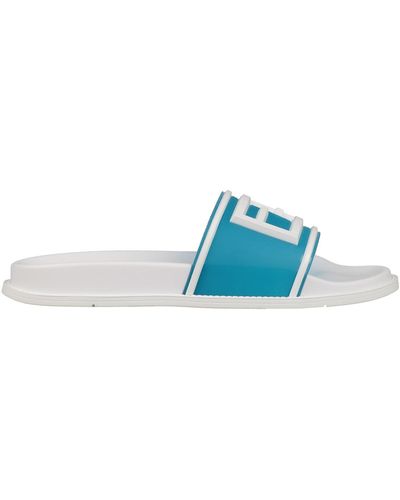Blue Fendi Sandals and Slides for Men | Lyst