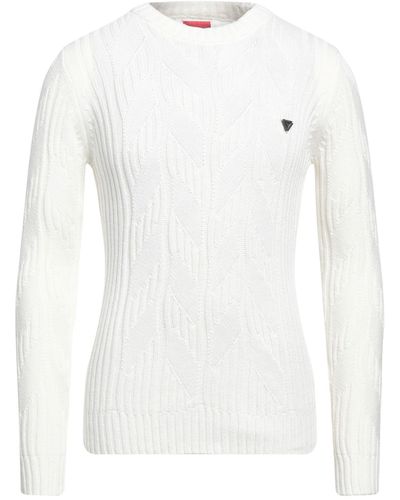 White Guess Sweaters and knitwear for Men | Lyst