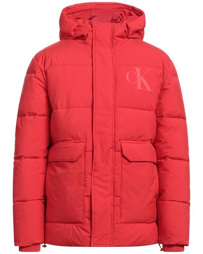 Red Calvin Klein Jackets for Men | Lyst