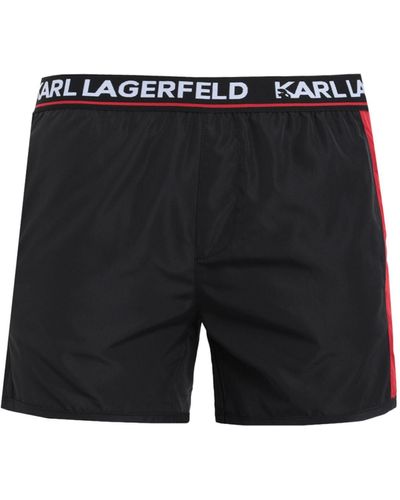Black Karl Lagerfeld Beachwear for Men | Lyst