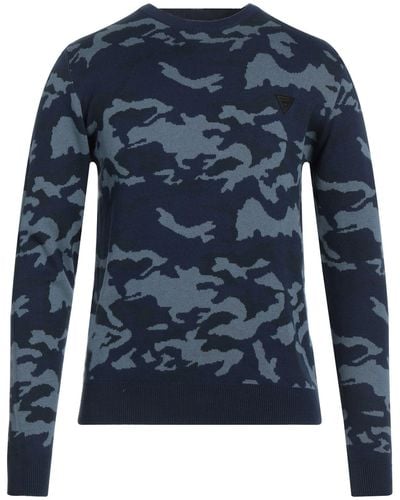 Blue Guess Sweaters and knitwear for Men | Lyst