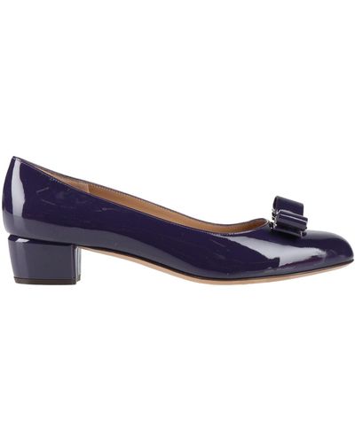 Blue Ferragamo Heels for Women | Lyst