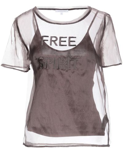 Brown Patrizia Pepe Tops for Women | Lyst