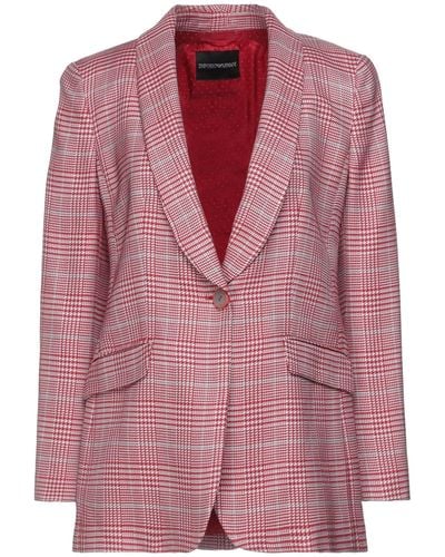 Red Emporio Armani Jackets for Women | Lyst