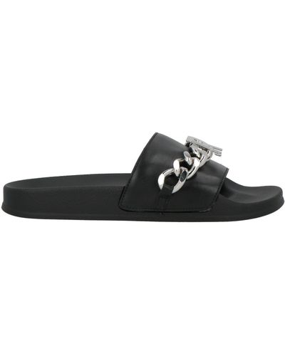 Black John Richmond Sandals, slides and flip flops for Men | Lyst
